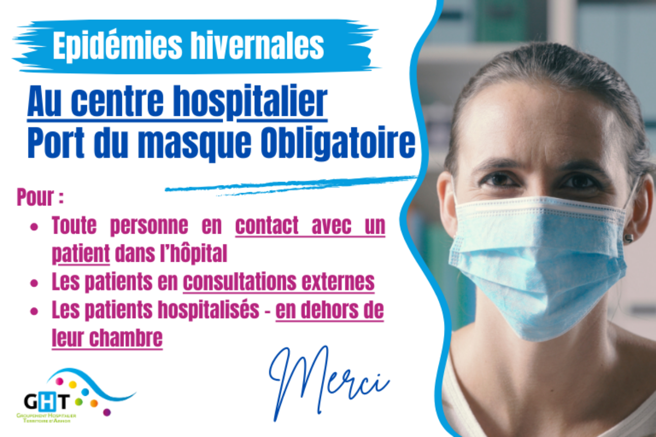 Consignes de port de masque dans les établissements du GHT Armor - GHT ...